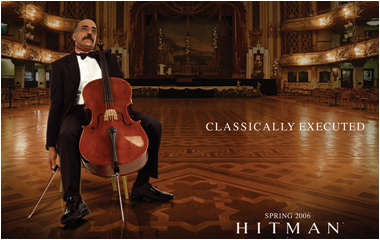 Tomb Raider Chronicles - HITMAN BLOOD MONEY ADVERT ARTWORK