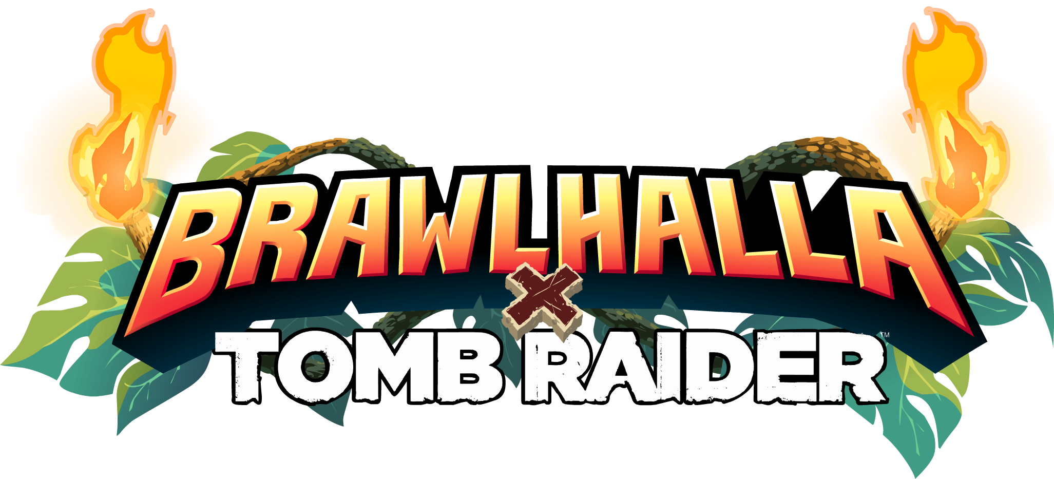 Brawlhalla Lara Croft Tomb Raider Crossover Logo