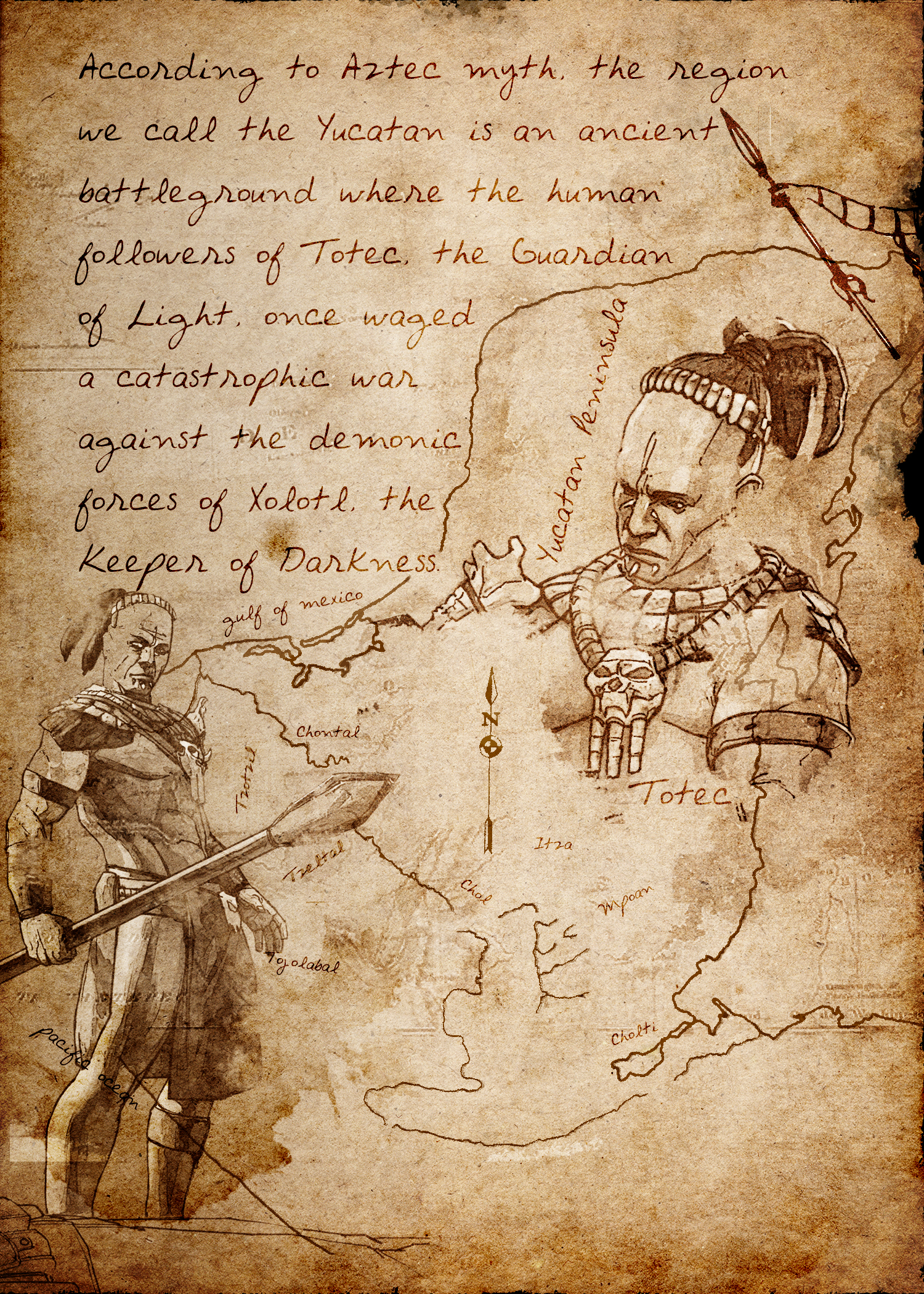 Lara Croft And The Guardian Of Light - Journal Artwork