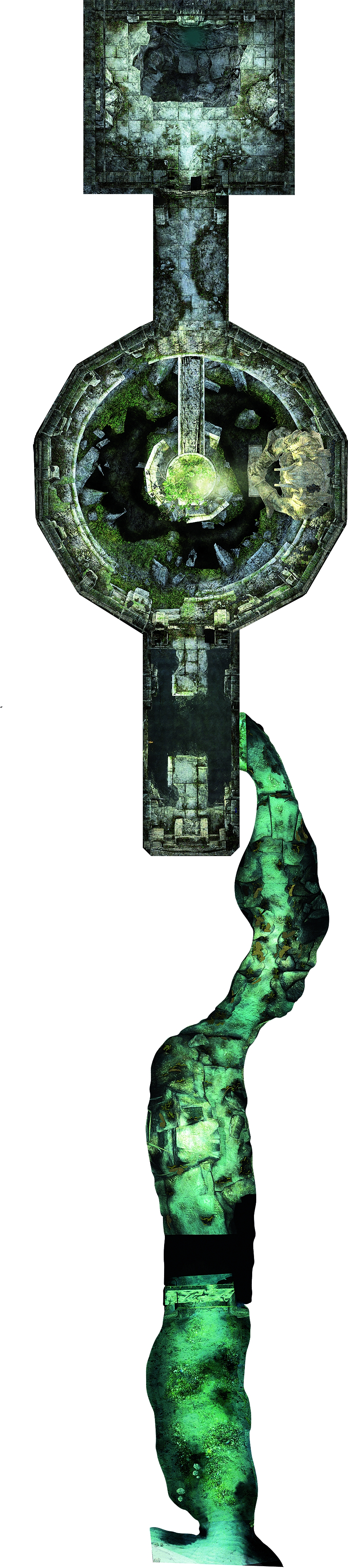 Tomb Raider Underworld - Maps and Level Artwork